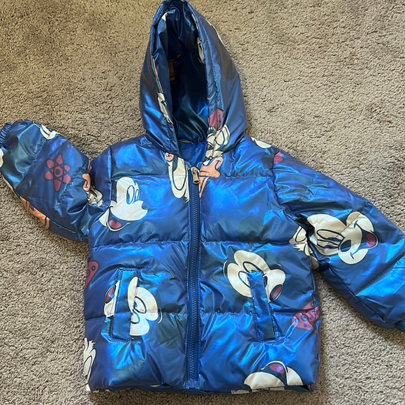 Disney | Jackets & Coats | Mickey Mouse Donald Duck Toddler Coat | Poshmark
